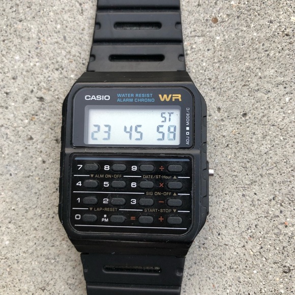 Casio | Accessories | Vintage Casio Calculator Watch 328 Wr | Poshmark